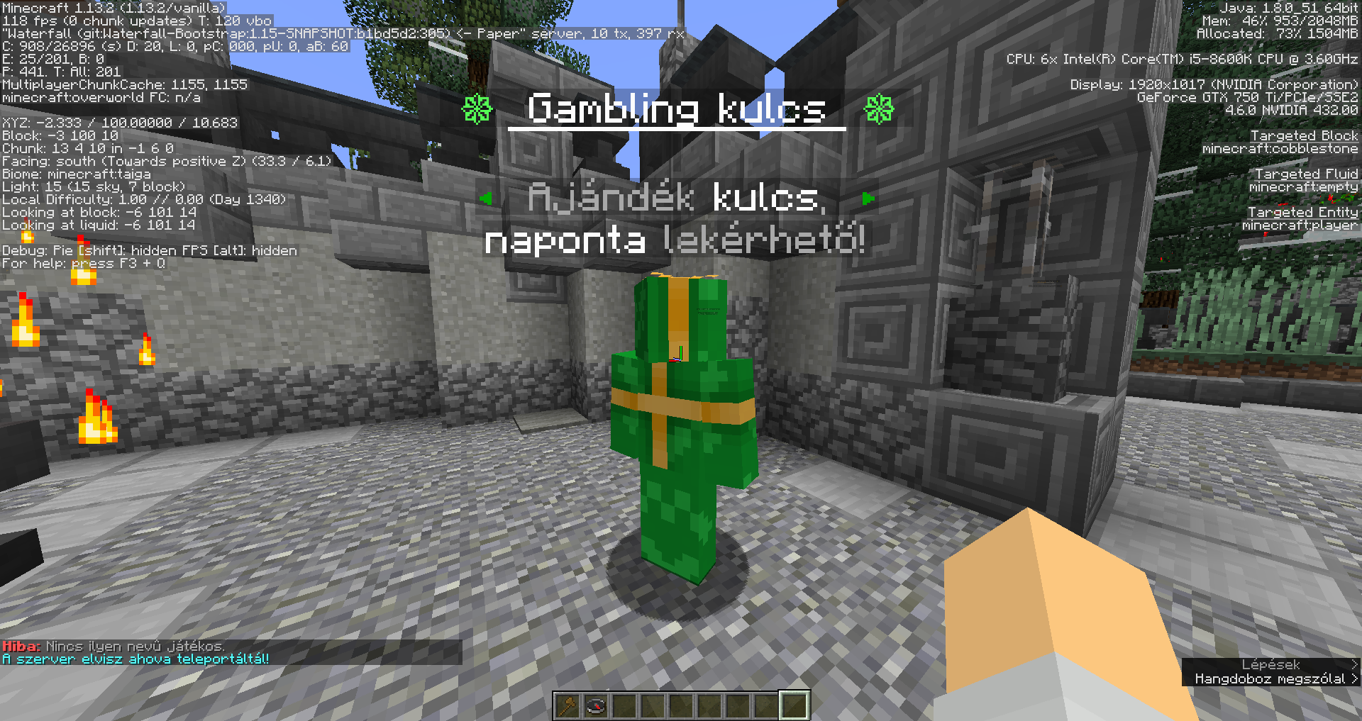 Console Spam regarding - Stored entity with id -1 not found! · Issue ...