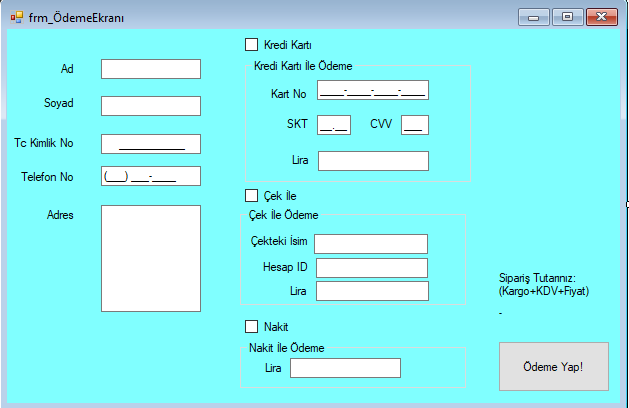 GitHub - hamdidamar/SiparisOtomasyon: Nesneye yönelik programlama kavramlarını uygulamalı bir ...