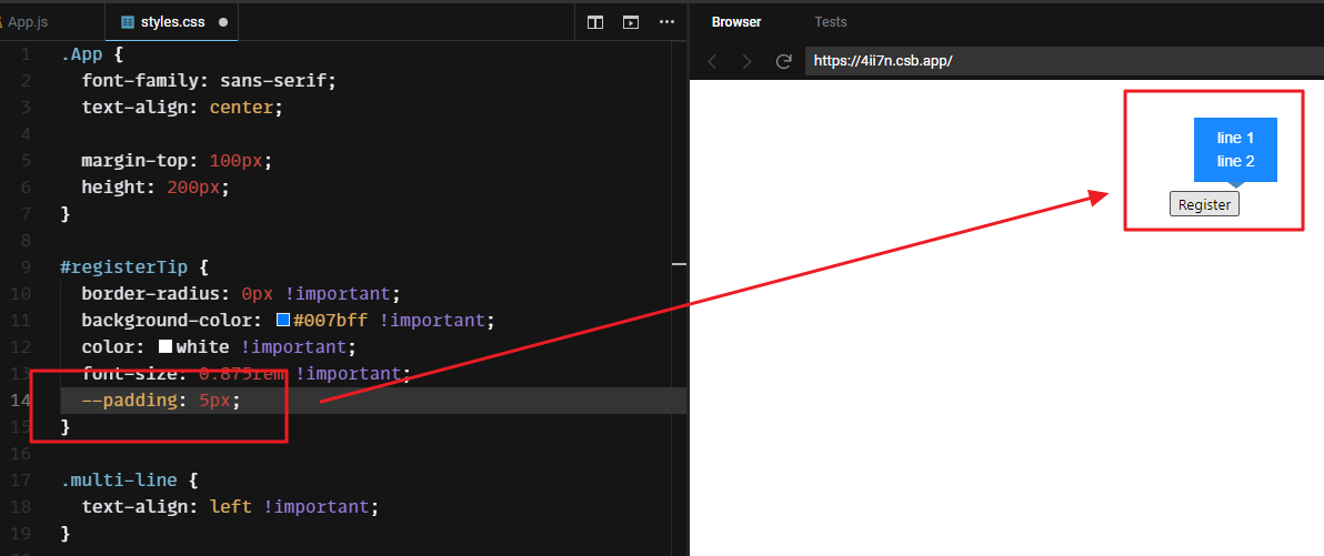Question: how to overwrite the left / right padding/margins using css · Issue #709 ...