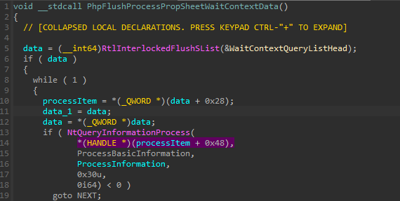 Access Violation In Phpflushprocesspropsheetwaitcontextdata · Issue 1614 · Winsiderss