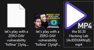 How to embed the thumbnail of the video as the thumbnail to the file in ...