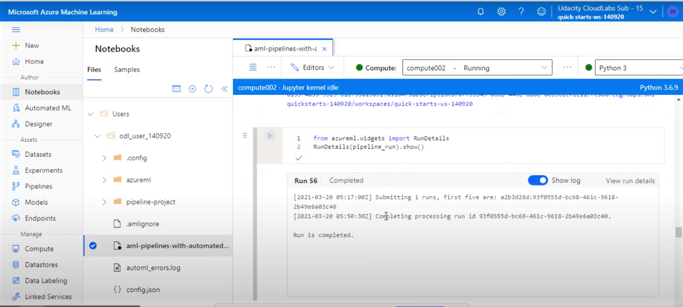 GitHub - Patil-Onkar/Operationalize-Machine-Learning