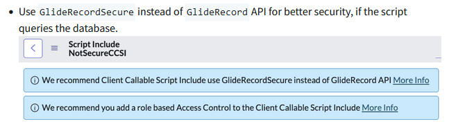Add An Instance Scan For Using Gliderecordsecure Instead Of Gliderecord 0228