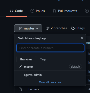 Deleted branch repositories still showing up when I try to switch ...