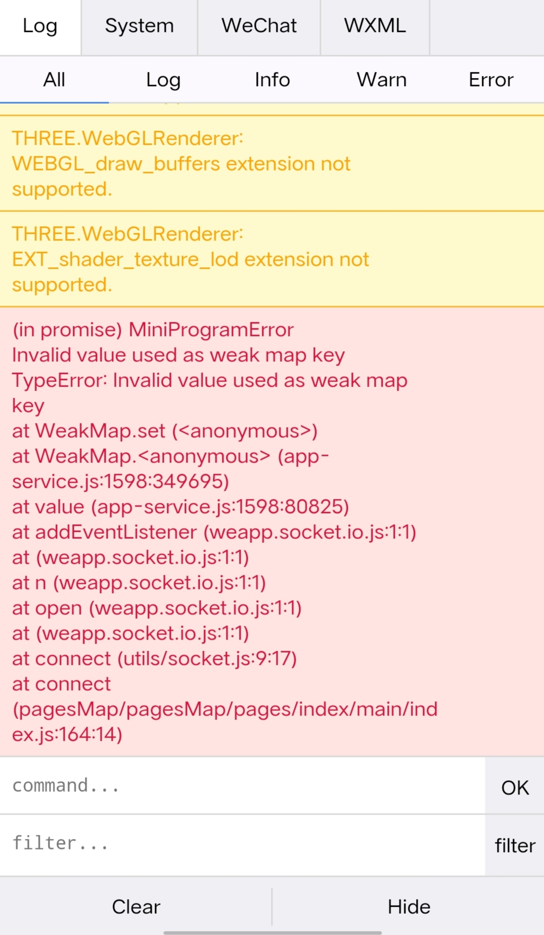 3.0.0版本在微信小程序分包里面调用connect时，真机上预览、体验版均会报错 · Issue #79 · weapp-socketio/weapp.socket.io · GitHub