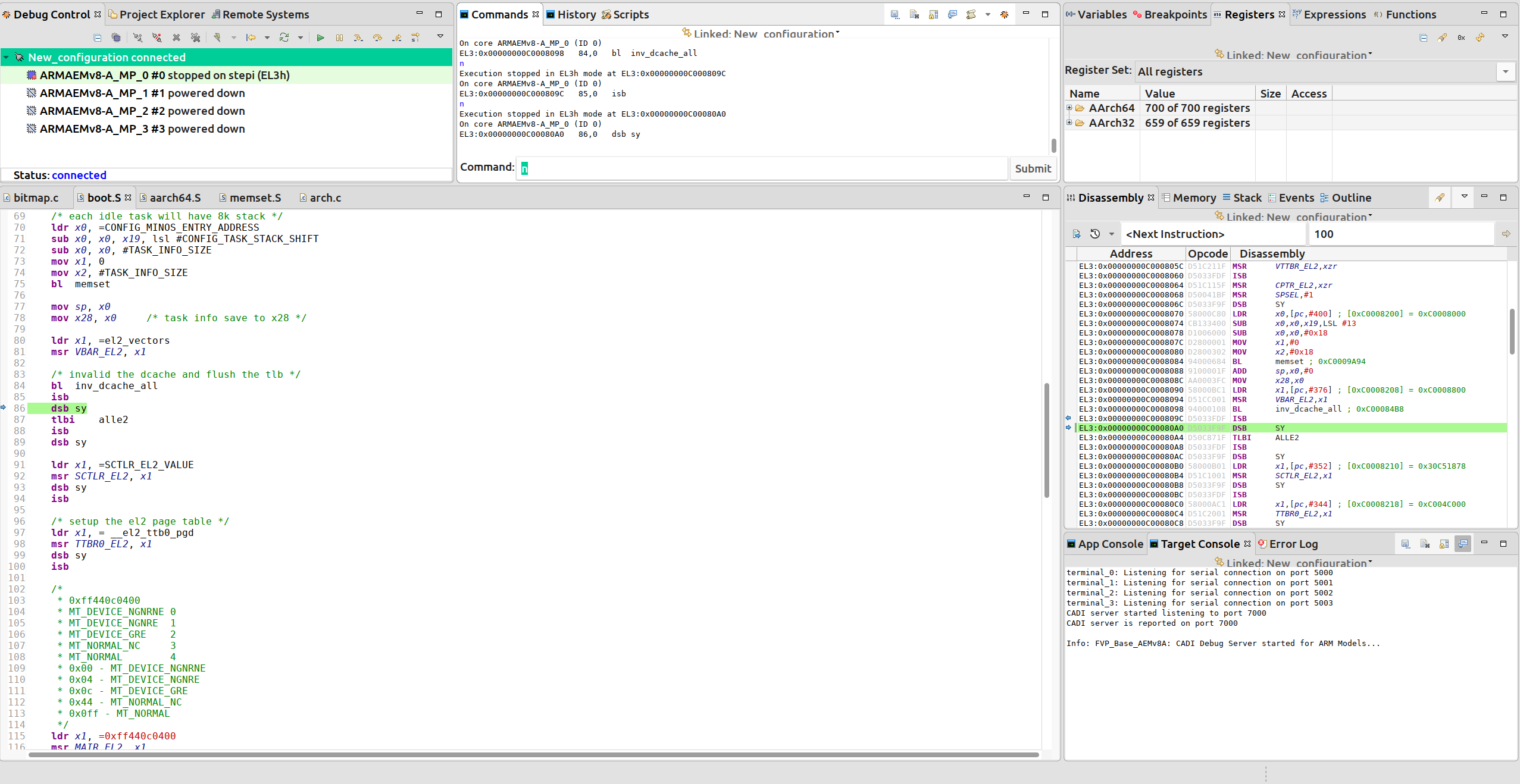 When DS-5 encount tlbi instruction or pr_notice the debug tracker failed. · Issue #5 ...