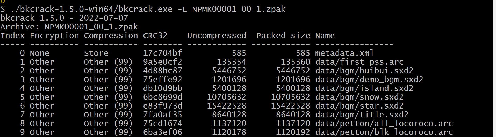 bkcrack -L gives encryption method "Other" despite it being ZipCrypto · Issue #104 · kimci86 ...