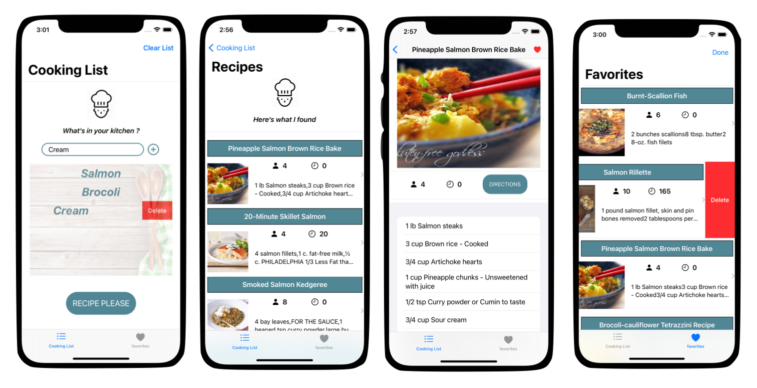 GitHub - Hquart/RecipeSearch-SwiftUI: iOS App OpenClassRoom Project 12 Reciplease2 SwiftUl