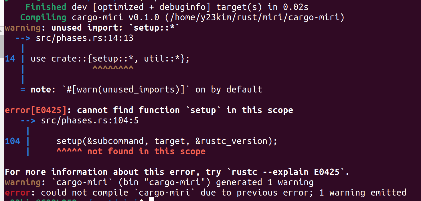 `./miri build` failed in Ubuntu 22.04 · Issue #2703 · rust-lang/miri · GitHub