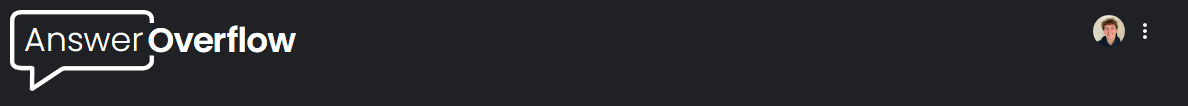 Header · Issue #75 · AnswerOverflow/AnswerOverflow · GitHub