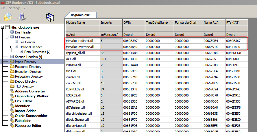 Application which uses many dlls crashes when using mimalloc under Windows · Issue #170 ...