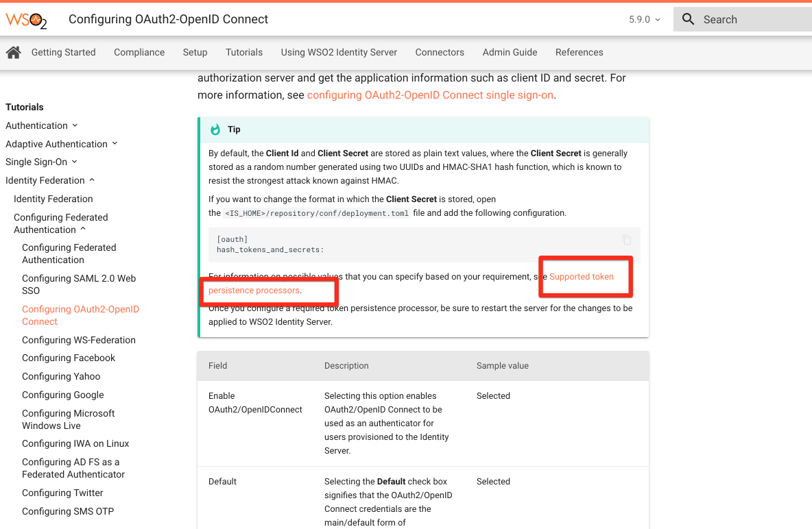 Page navigate to empty page- Configuring OAuth2-OpenID Connect · Issue #221 · wso2/docs-is · GitHub