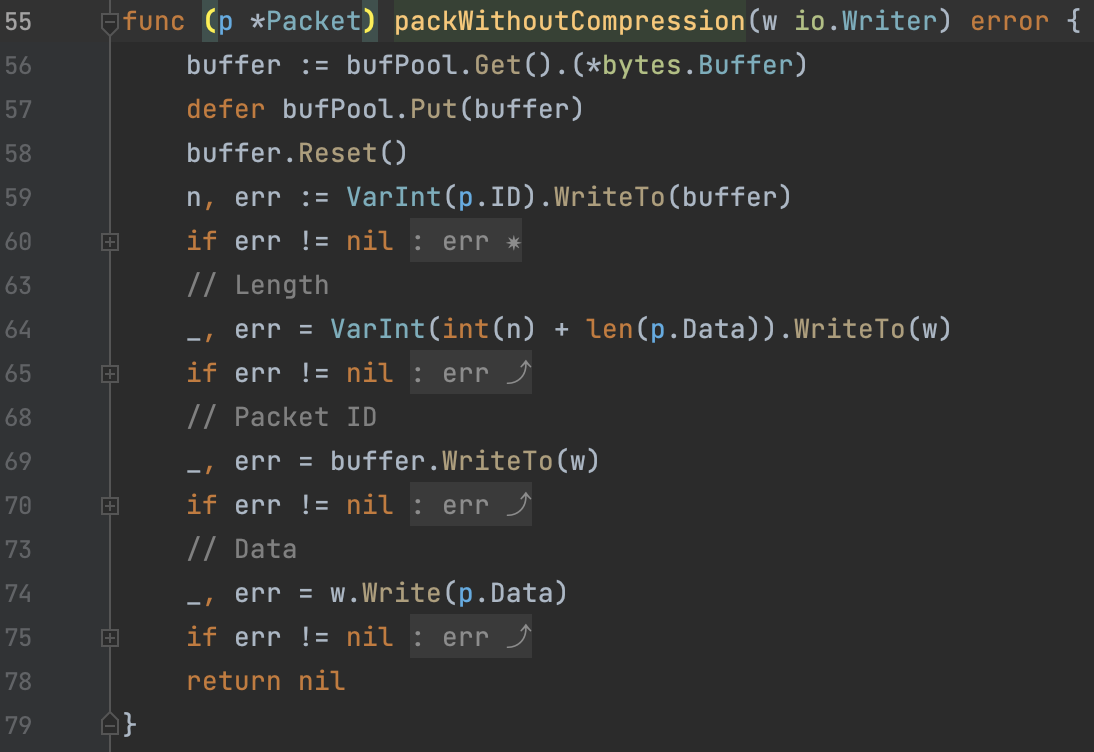 Small performance issue · Issue #234 · Tnze/go-mc · GitHub