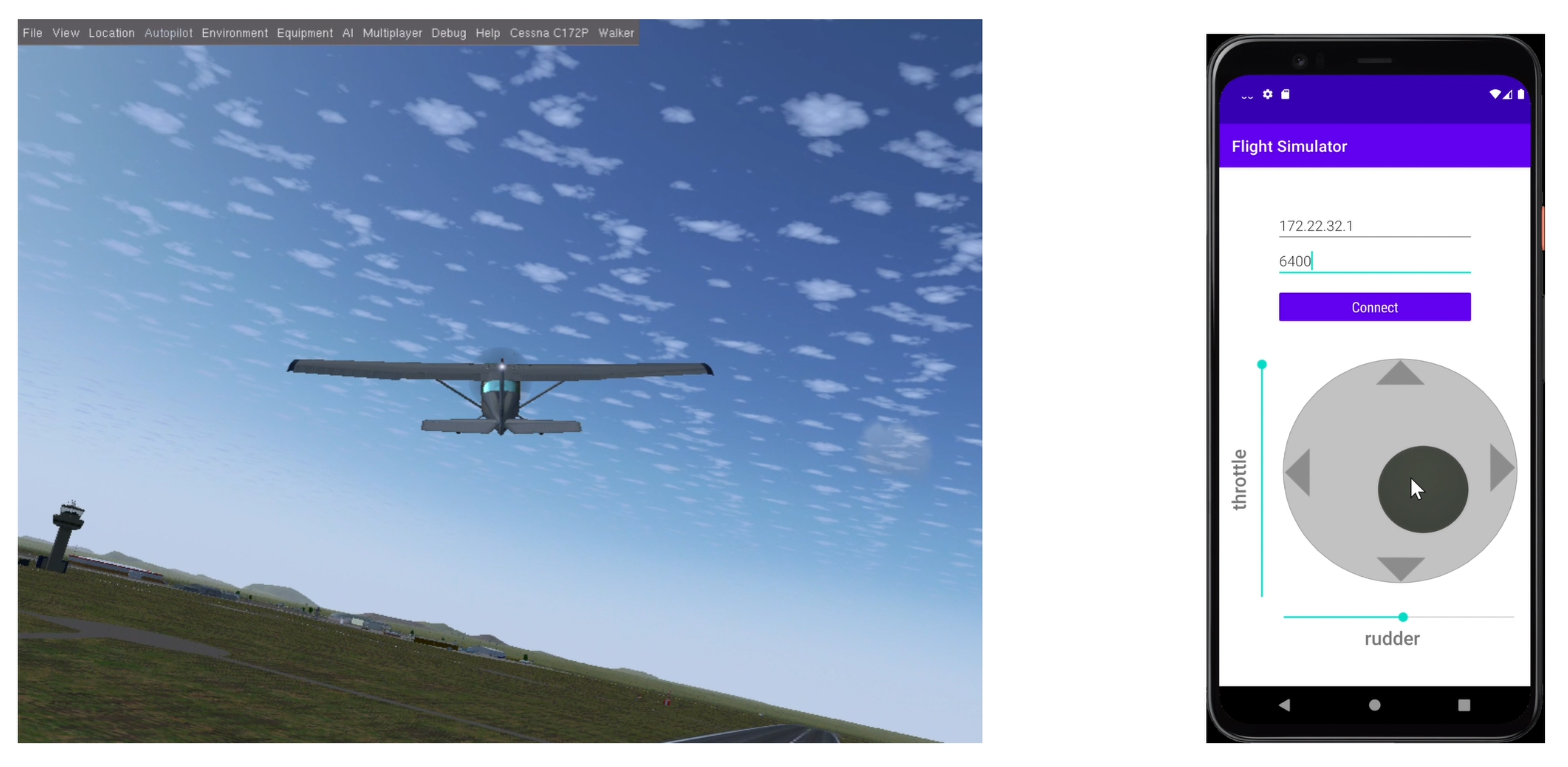 GitHub - giladaube/FlightgearControlMobileApp: The app was built as an academic assignment. The ...