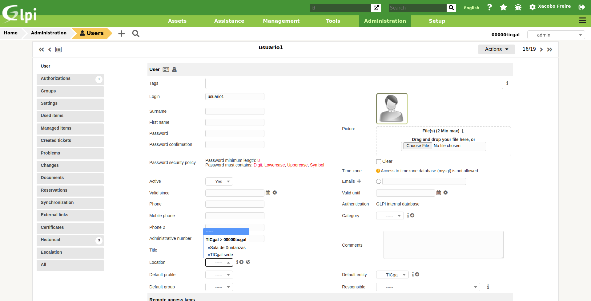 [9.5.4] Dropdown of locations and entities does not load data · Issue #8817 · glpi-project/glpi ...