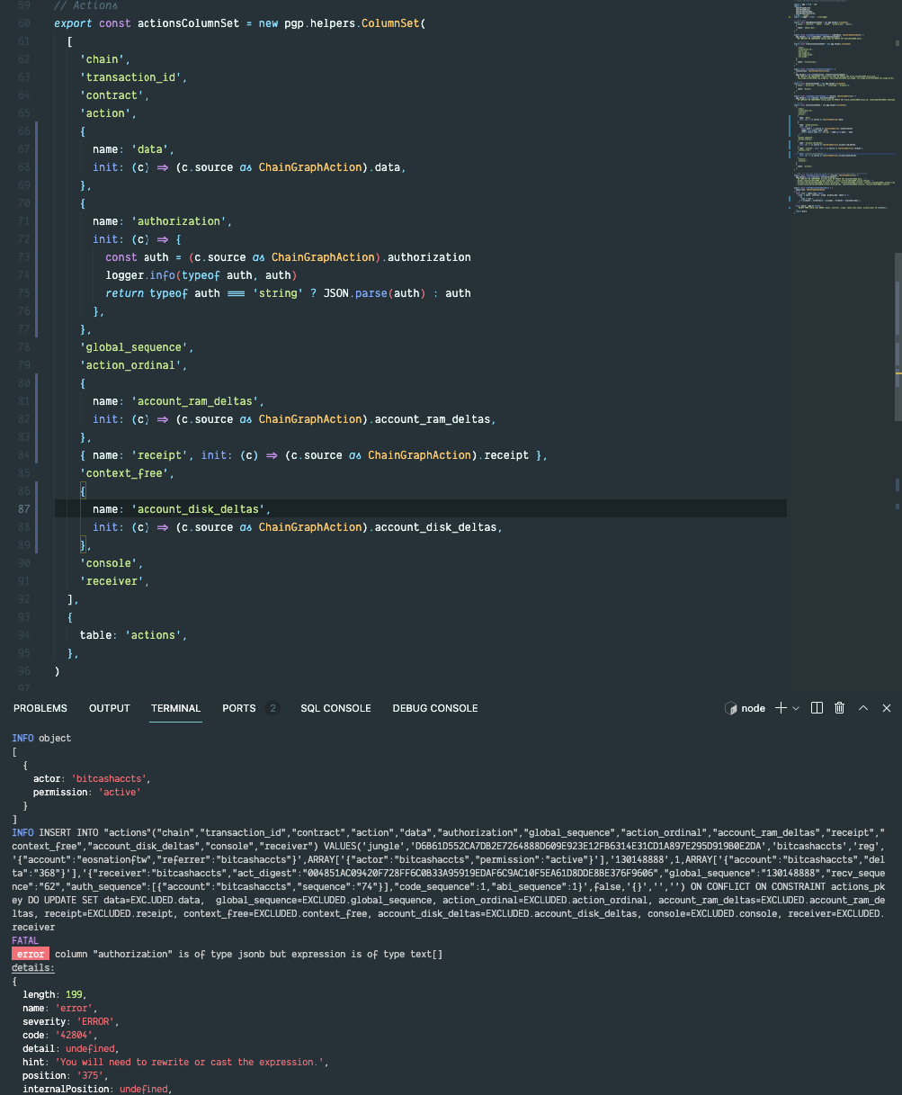 Question: ColumnSet with JSONB fields · Issue #809 · vitaly-t/pg-promise · GitHub