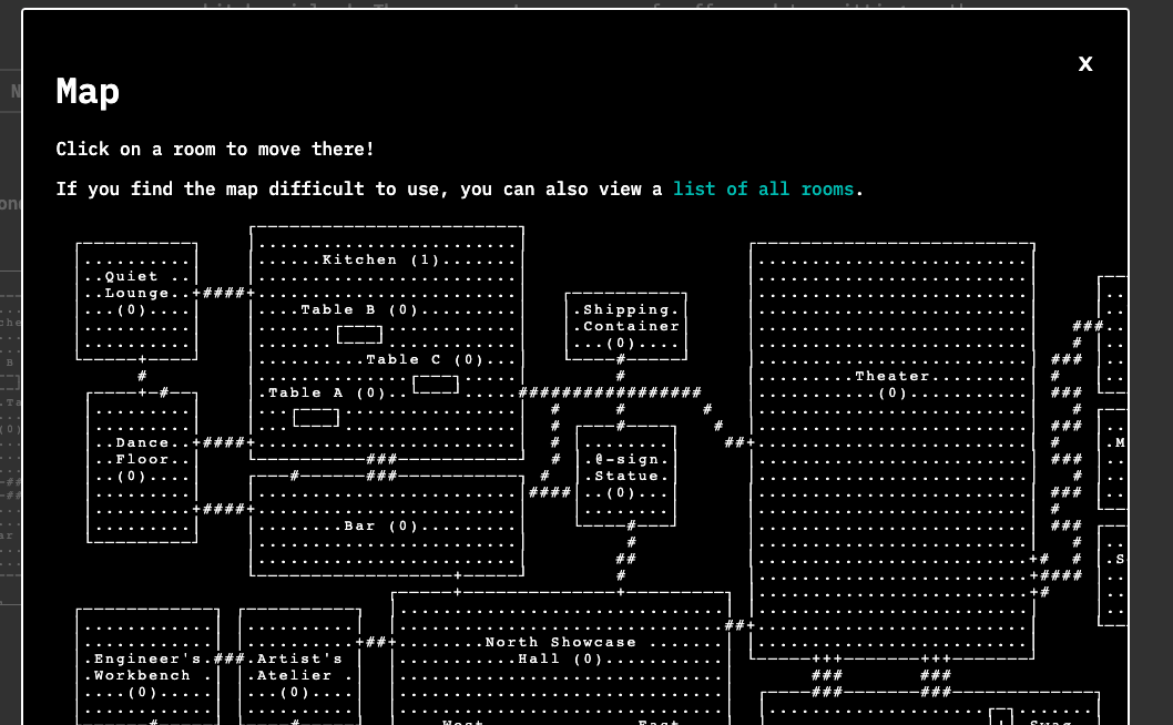 Cant Scroll Down On Map Modal · Issue 322 · Roguelike Celebration 