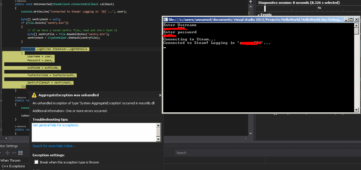 Can't Login · Issue #573 · SteamRE/SteamKit · GitHub