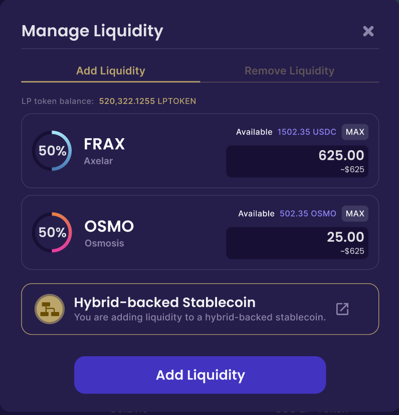 Add stable coin info/disclaimer · Issue #481 · osmosis-labs/osmosis-frontend · GitHub