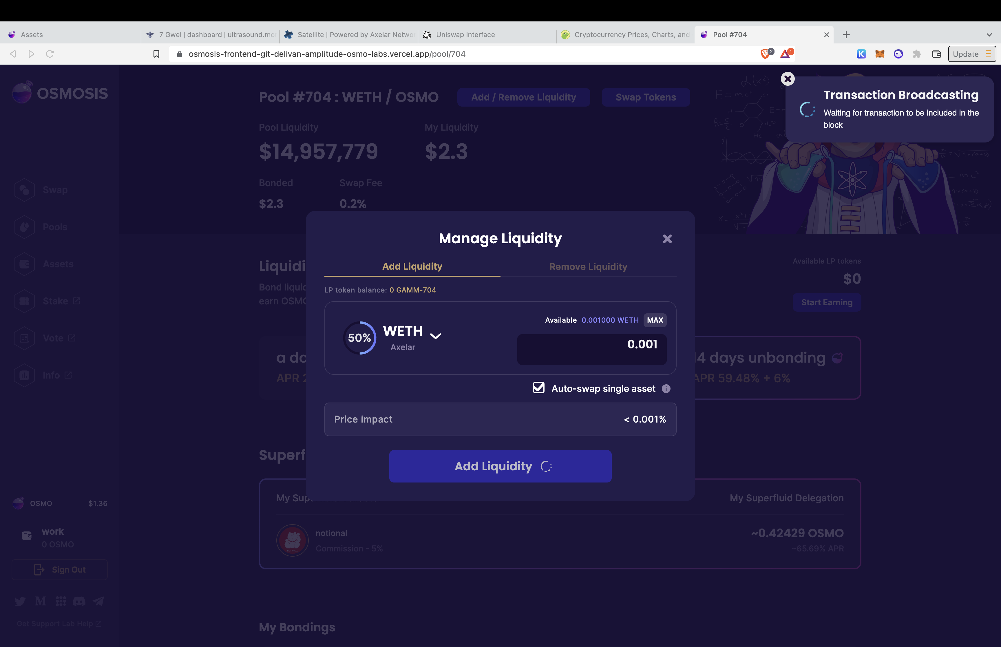 Add user analytics events to use on Amplitude · Issue #814 · osmosis-labs/osmosis-frontend · GitHub