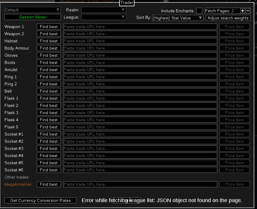 "trade for these items" bug · Issue #6459 · PathOfBuildingCommunity/PathOfBuilding · GitHub