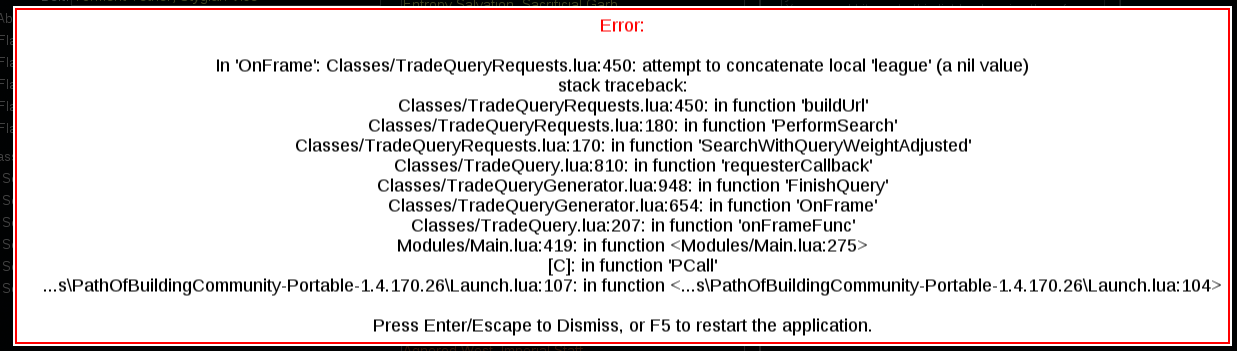 "trade for these items" bug · Issue #6459 · PathOfBuildingCommunity/PathOfBuilding · GitHub