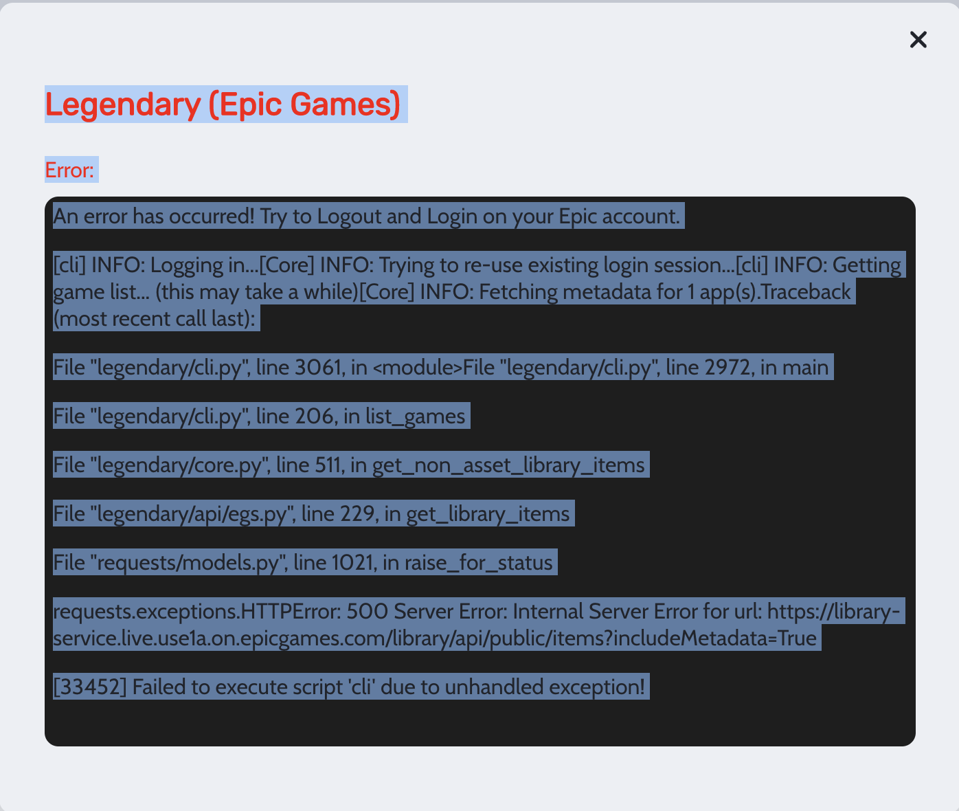 Unreadable error messages · Issue #2768 · Heroic-Games-Launcher/HeroicGamesLauncher · GitHub
