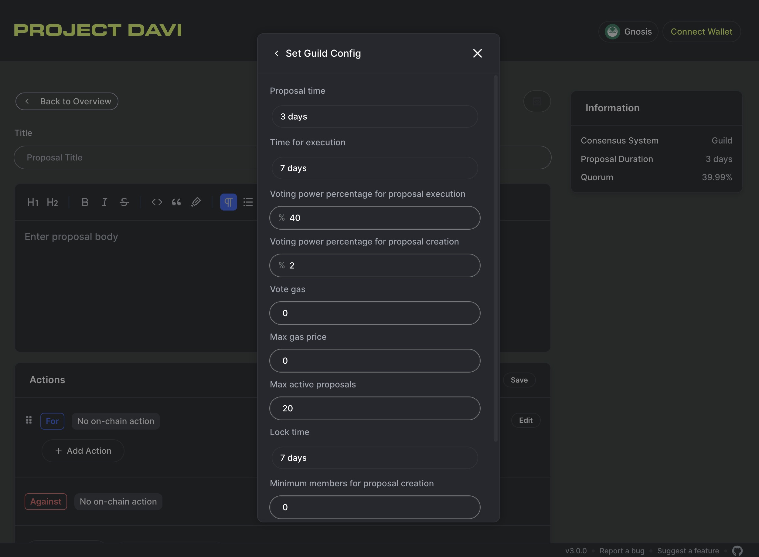 Broken set config action · Issue #278 · DXgovernance/davi-monorepo · GitHub