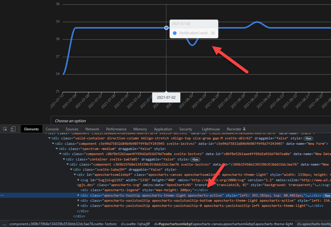 Apexcharts-tooltip apexcharts-theme-light is running when in them Darkest or Dark · Issue #4254 ...