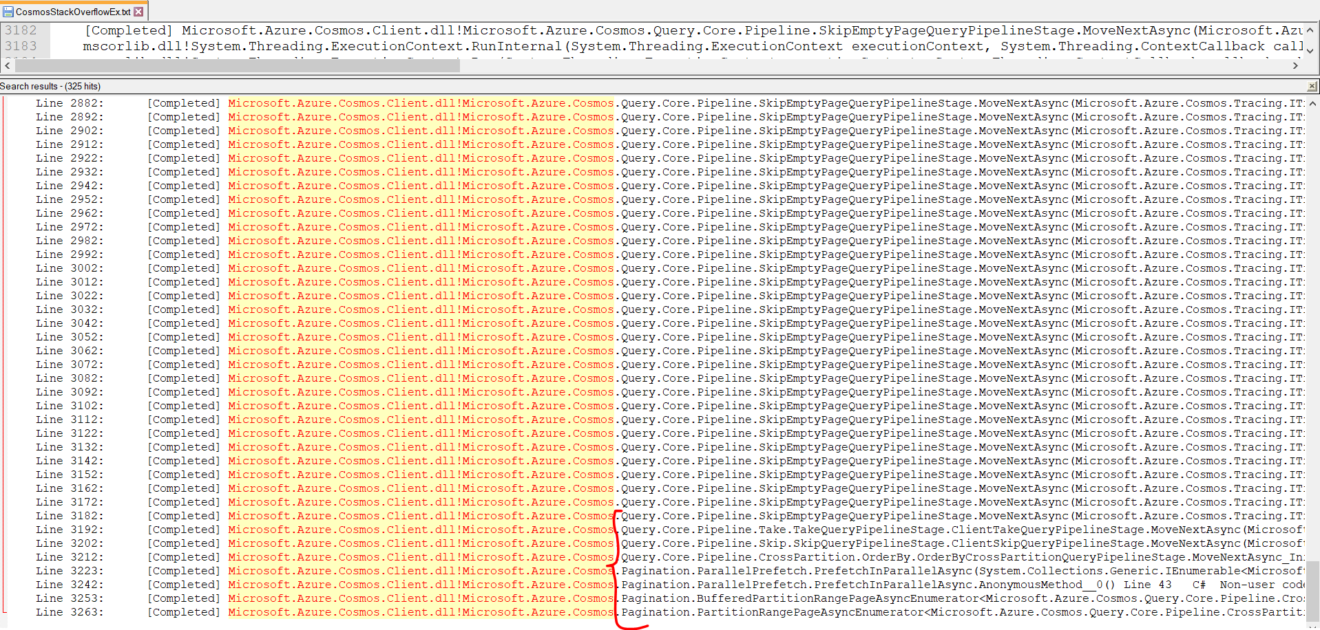StackOverflowException during Cross-Partition SQL Query with Order By and Offset/Limit · Issue ...