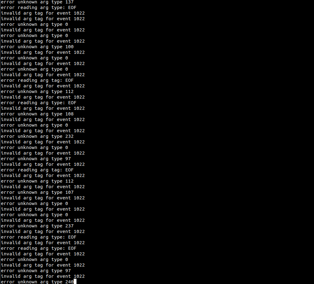 Tracee Ebpf Errors · Issue 817 · Aquasecuritytracee · Github 