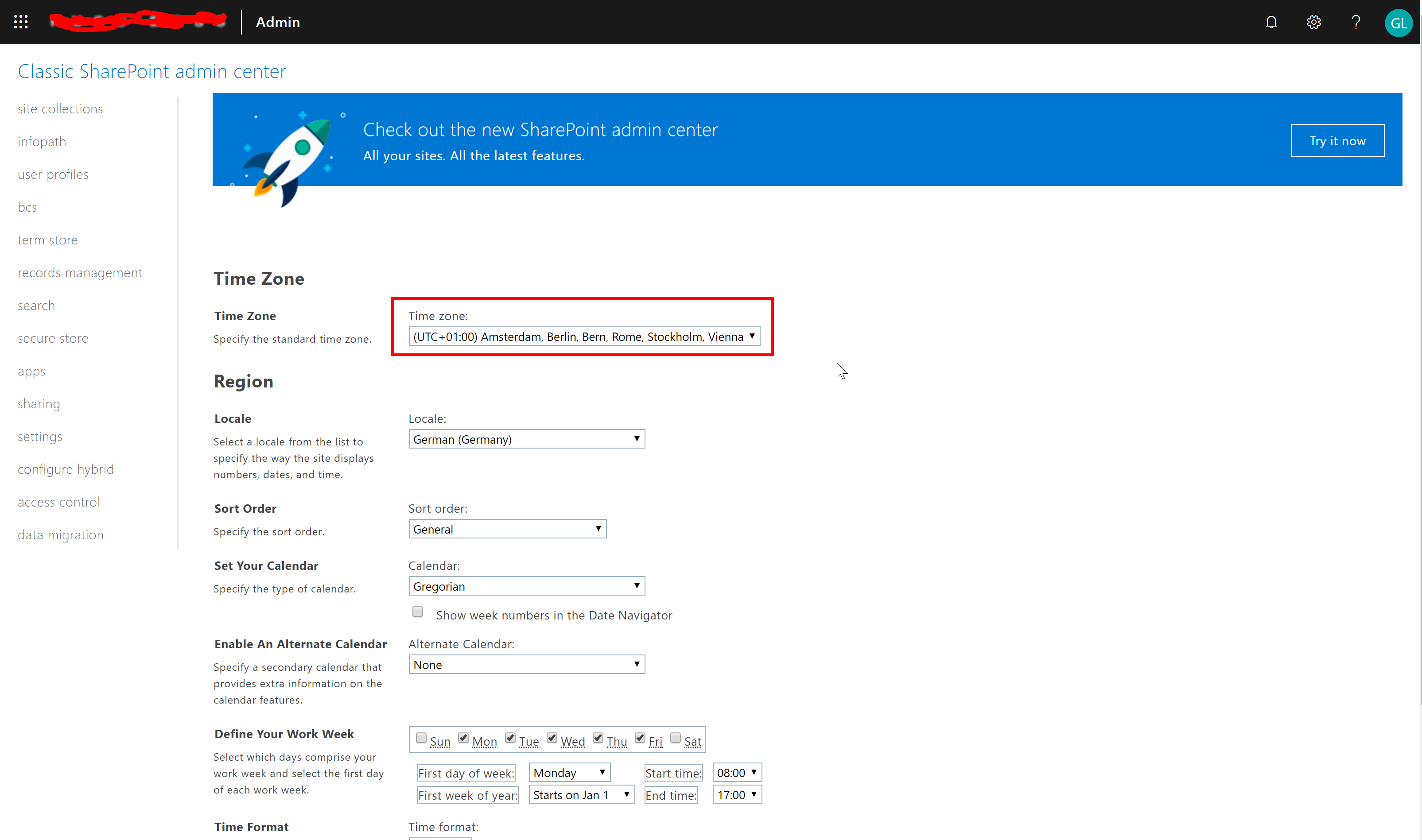 SharePoint Admin Center active sites and deleted sites page broken ...