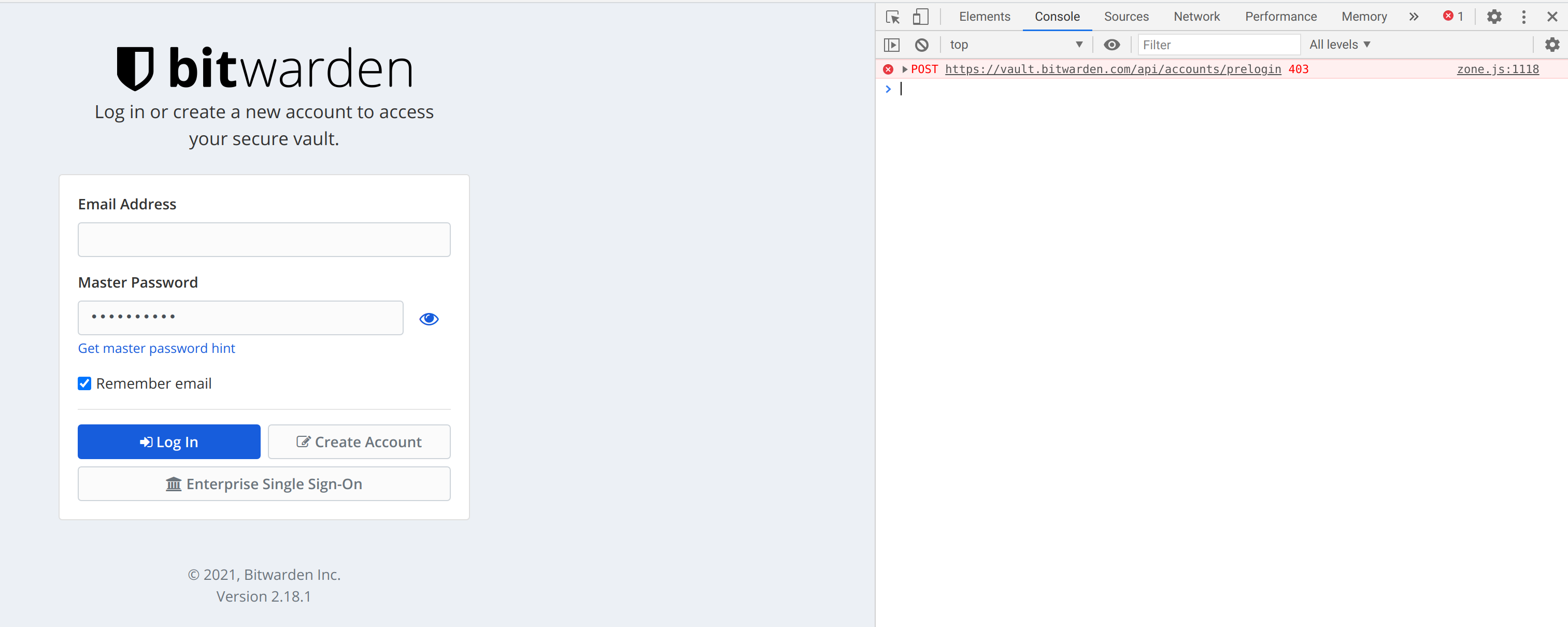 Can't access web vault from Brave Browser · Issue #811 · bitwarden/web · GitHub