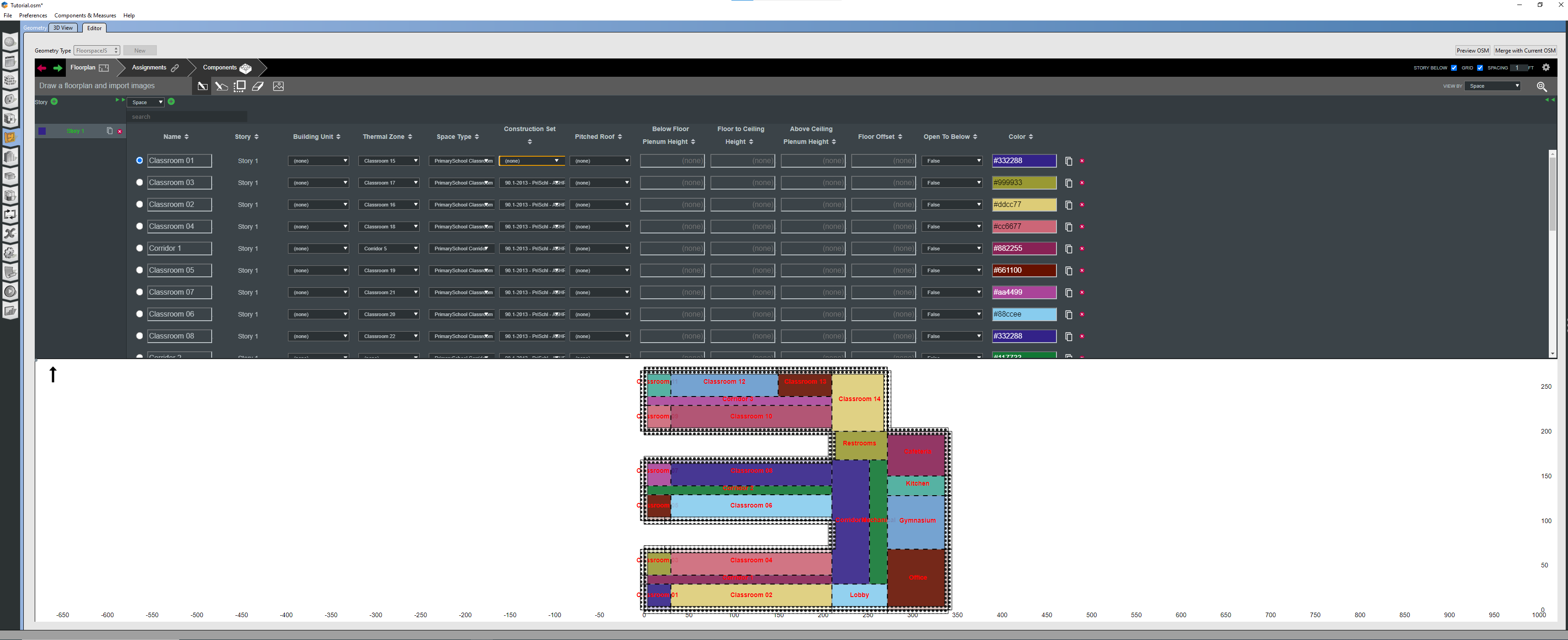 Show inherited constructions in spaces tab · Issue #565 · openstudiocoalition ...
