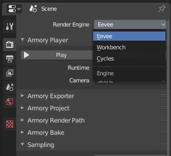 Move from Eevee to its own render engine · Issue #1542 · armory3d ...
