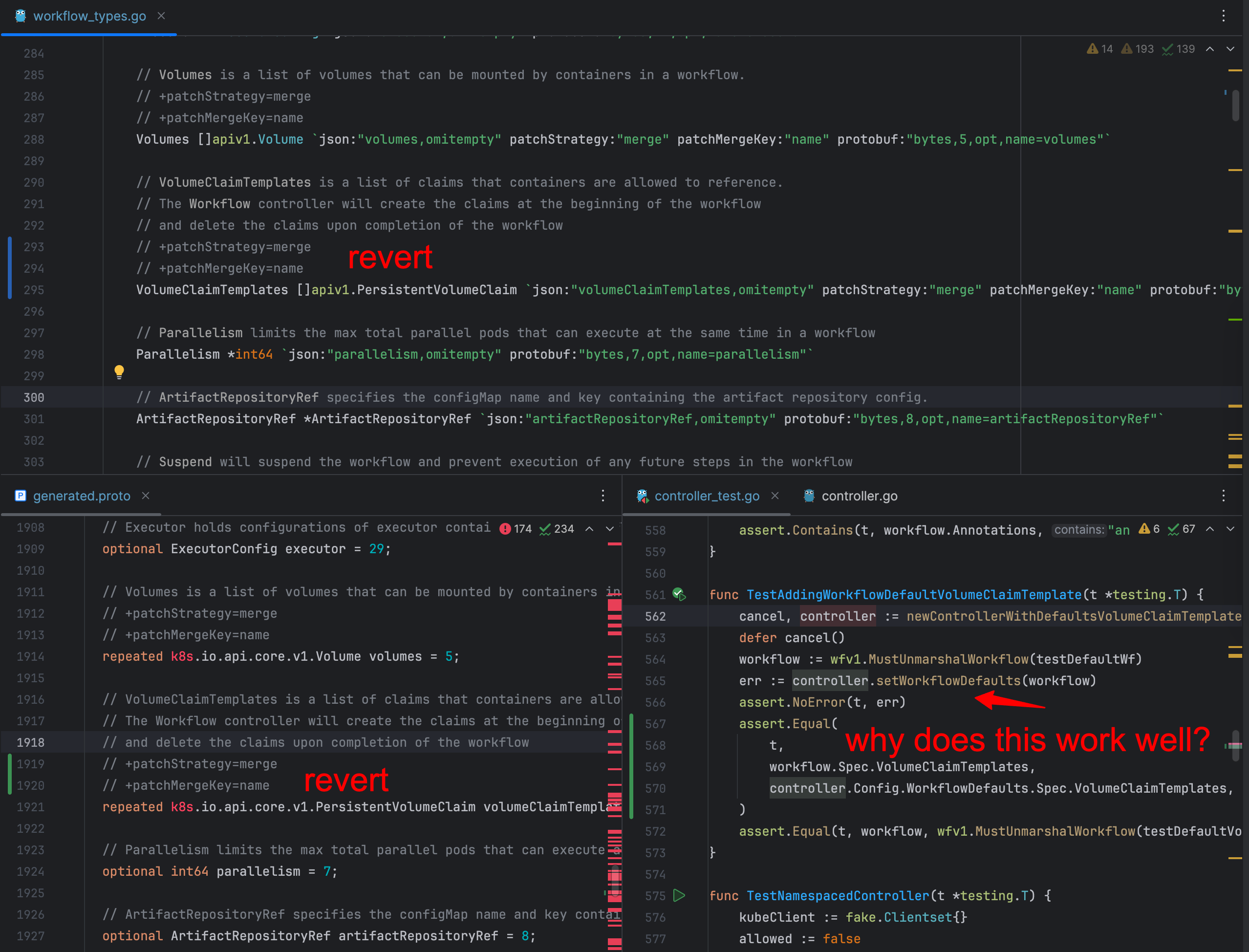 Cron workflow can not apply volumeClaimTemplates config from argo ...
