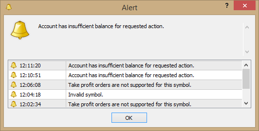 Account has insufficient balance for requested action. Limit Order ...
