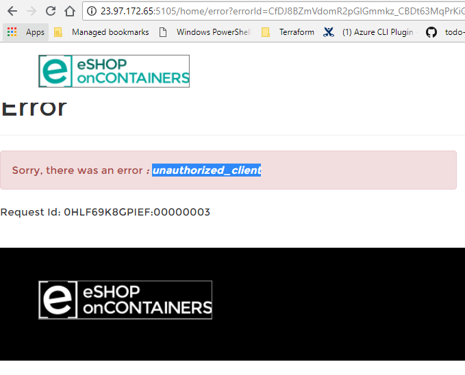 "Unauthorised_client"- When clicking on login link · Issue #673 · dotnet-architecture ...
