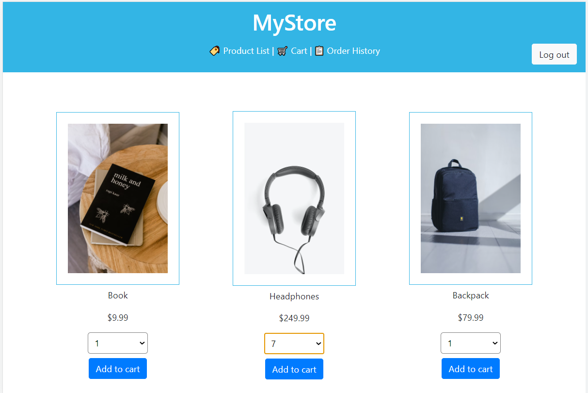GitHub - gene20898/Storefront: A simple e-commerce website · GitHub