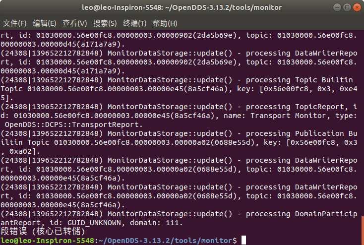Domain Participant interaction with Monitoring library · Issue #1100 · OpenDDS/OpenDDS · GitHub