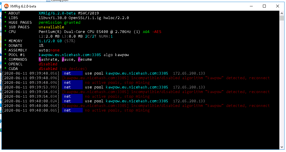 KawPow support · Issue #1709 · xmrig/xmrig · GitHub