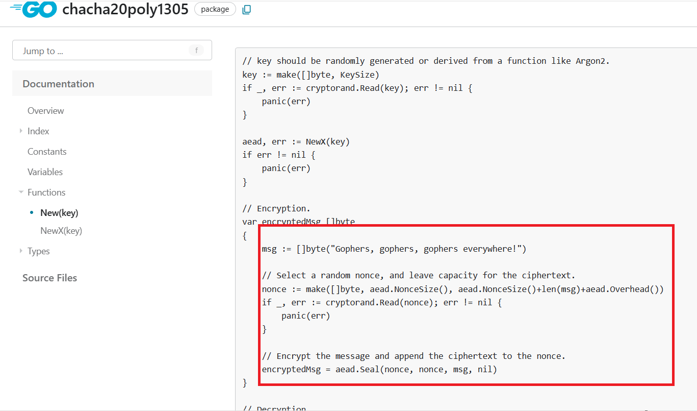 源码中的 AEAD_CHACHA20_POLY1305 加密过程和标准库提供的 Example不同，整了几天还是不懂加密的流程，能说一下这块吗？ · Issue #248 ...