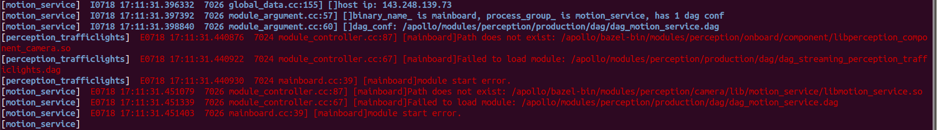 Object detection is not shown up in Apollo. · Issue #11805 · ApolloAuto/apollo · GitHub