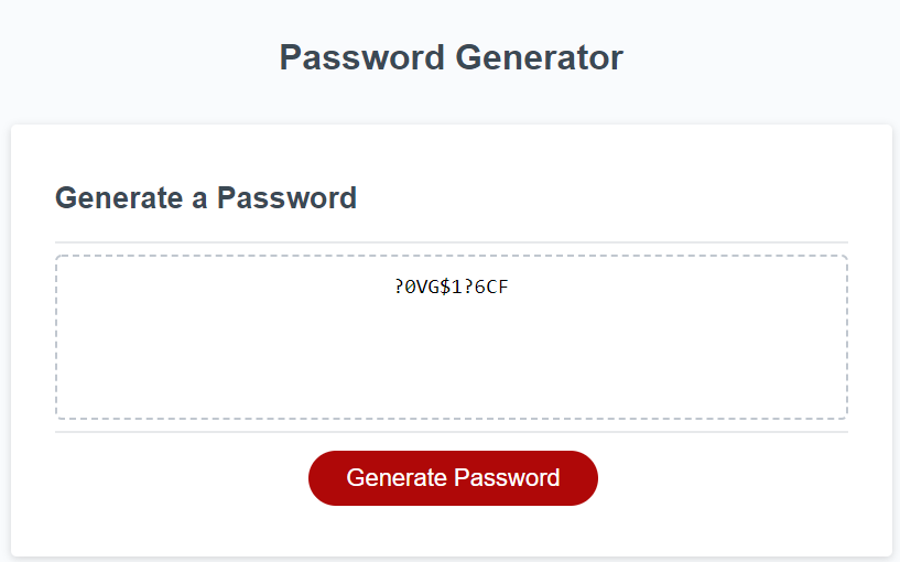 GitHub - FalconView/Password-generator