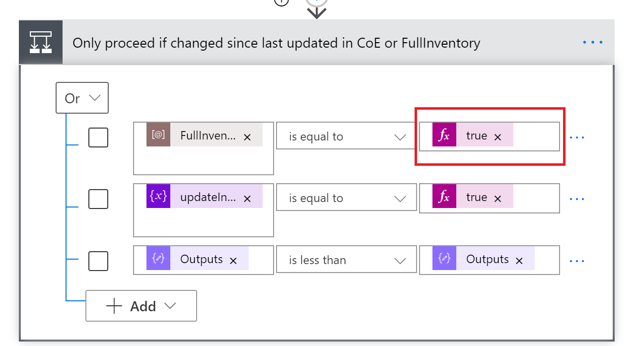 [CoE Starter Kit Bug]: Flow Action Details Sync flow incorrectly evaluating FullInventory value ...
