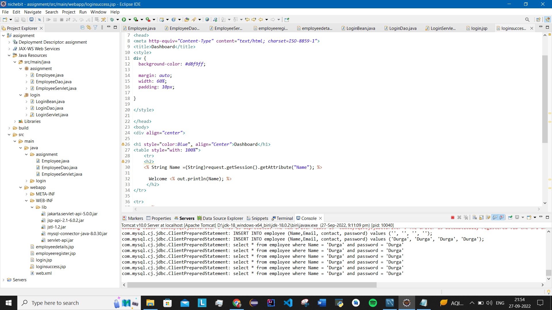 GitHub - durgas4/Employee-Login-System: Employee login system using Java