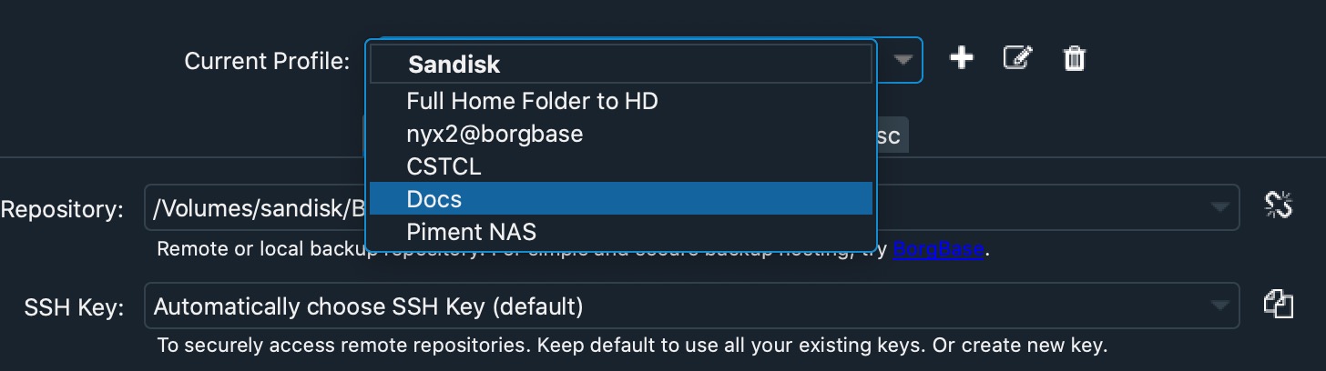 Oversized profile selection drop down · Issue #326 · borgbase/vorta · GitHub