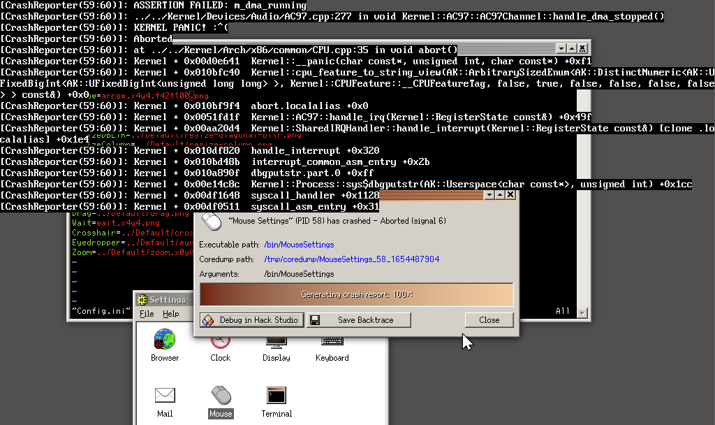 KERNEL Panic in AC97.cpp:277 · Issue #13771 · SerenityOS/serenity · GitHub