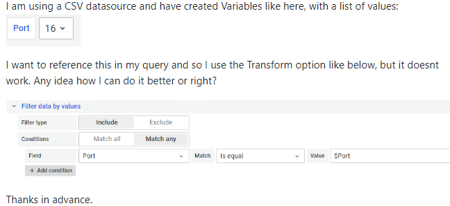 Unable To Reference Variable In Grafana Using Csv Datasource · Issue 218 · Grafanagrafana Csv