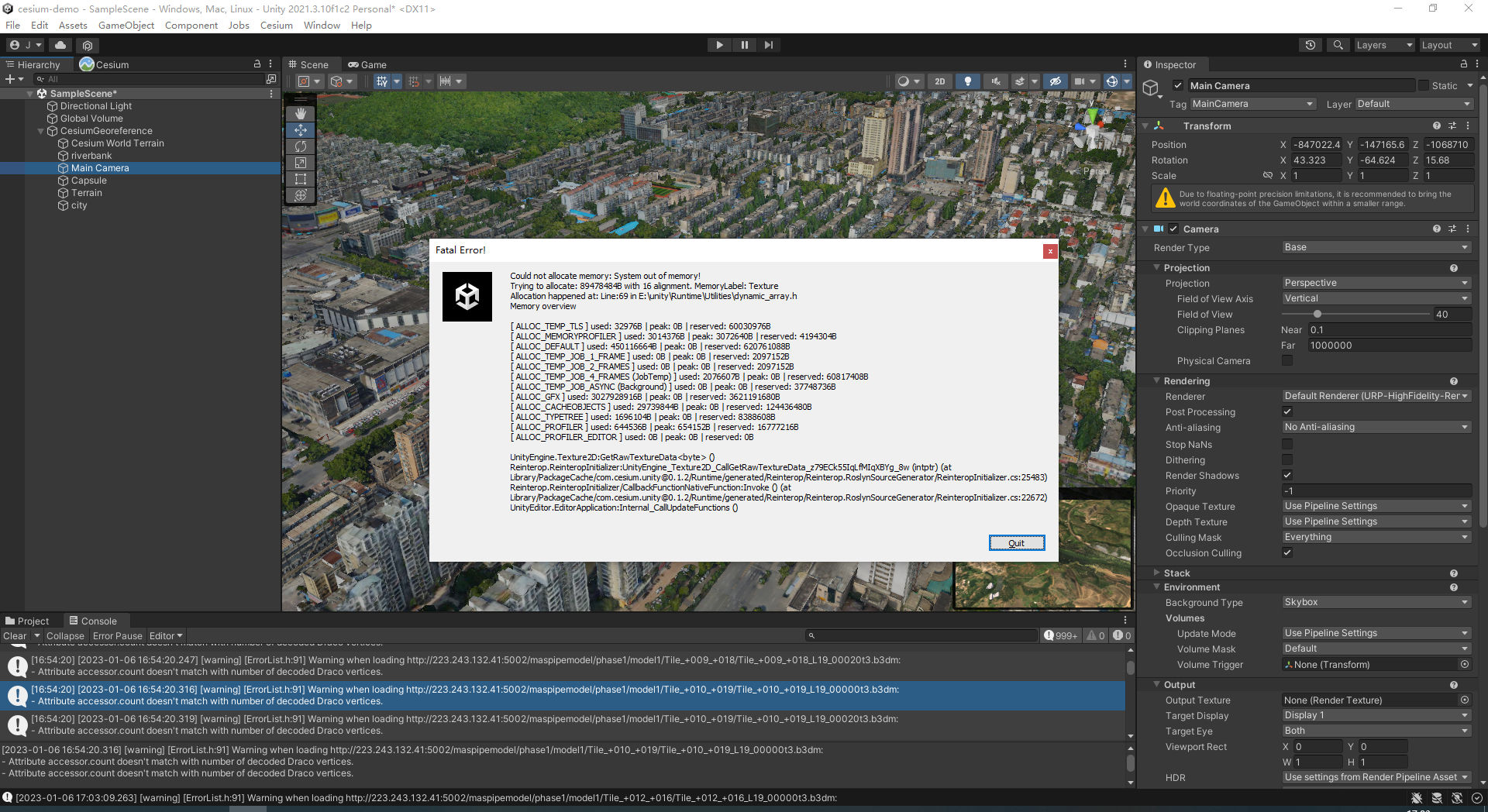 When the scene is large, I can’t move the camera freely to see the detials · Issue #164 ...